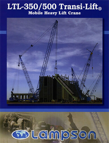 Lampson LTL-350/500 Transi-Lift® | Up to 500 Ton Heavy Lift Crane